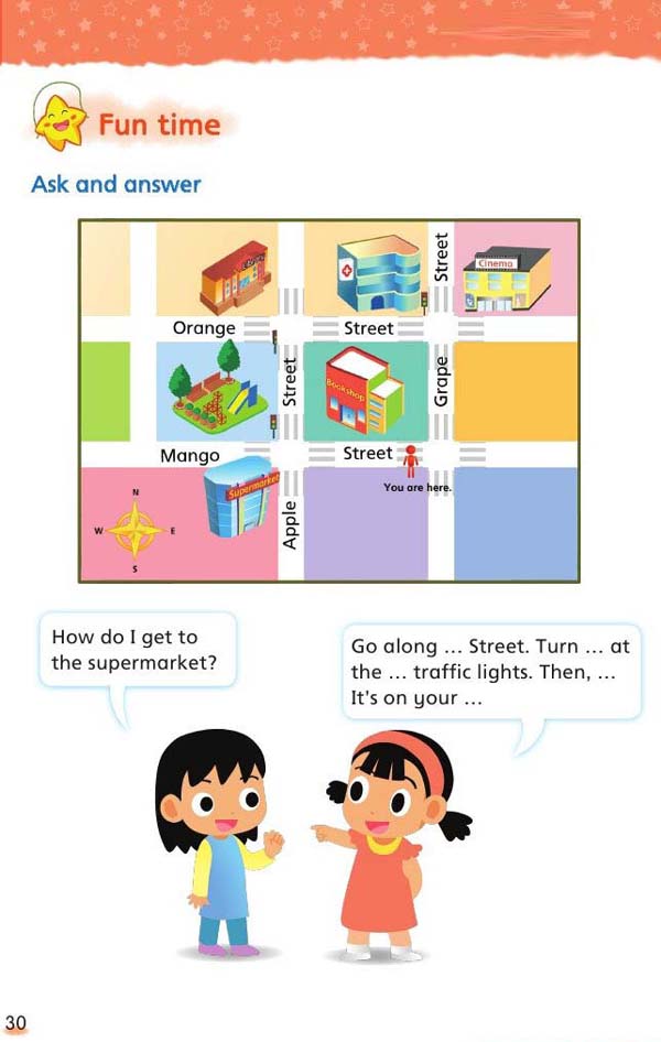 Unit 3 Asking the way|2015年苏教译林版小学五年级英语下册课本_苏教版小学课本